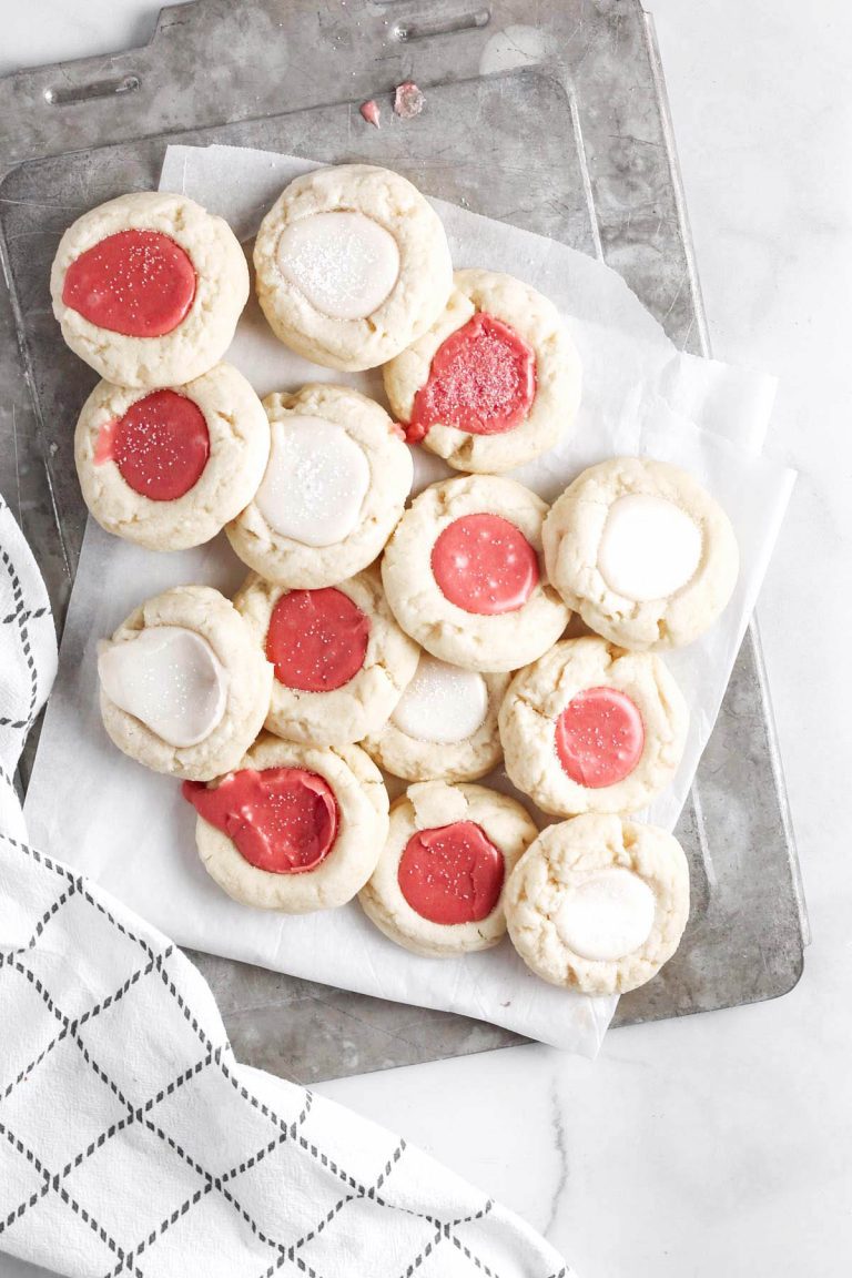 Thumbprint Cookies With Icing | Savor The Spoonful