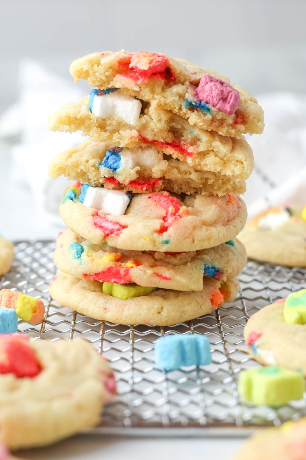 Lucky Charms Cookies | Savor The Spoonful