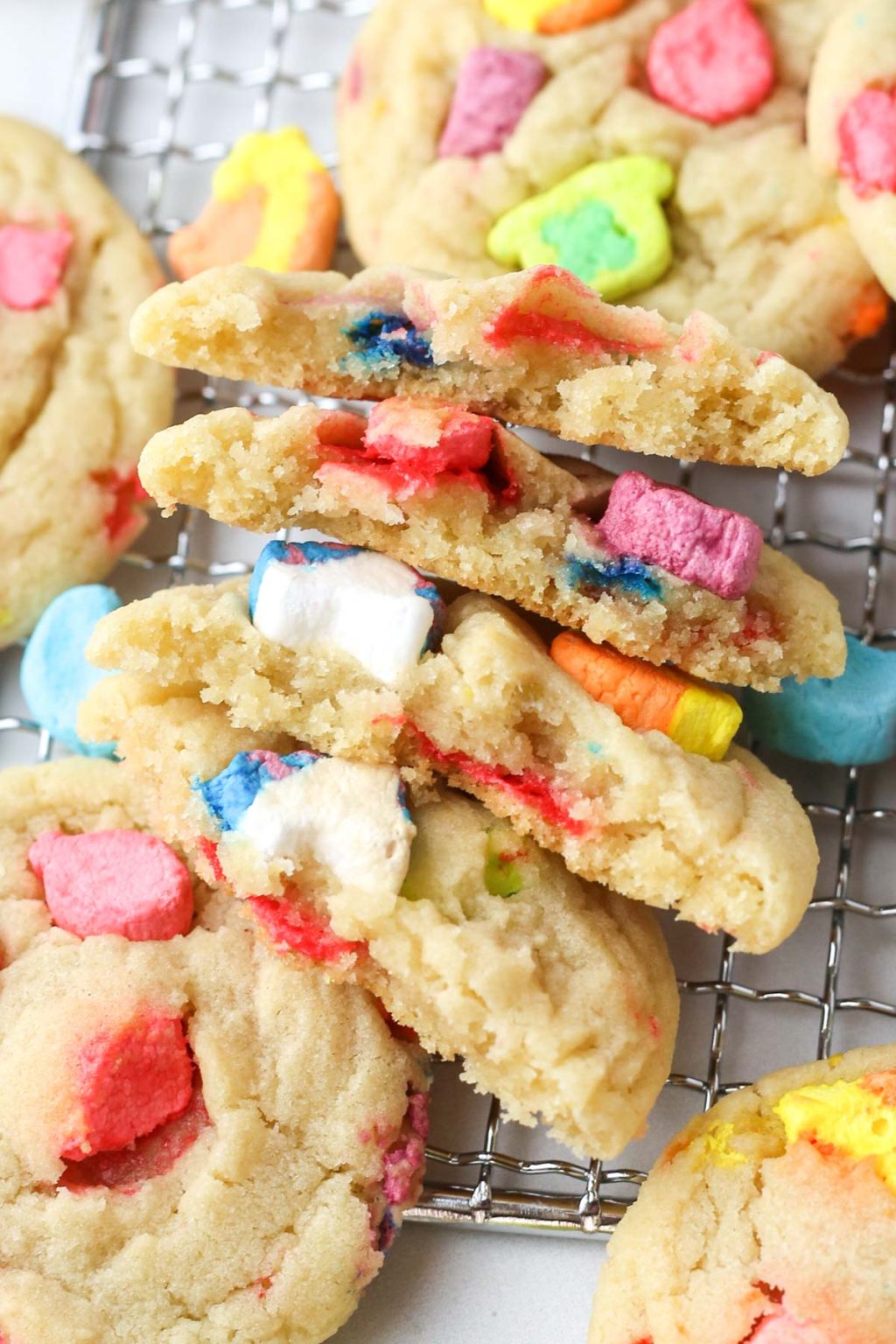 Lucky Charms Cookies | Savor The Spoonful